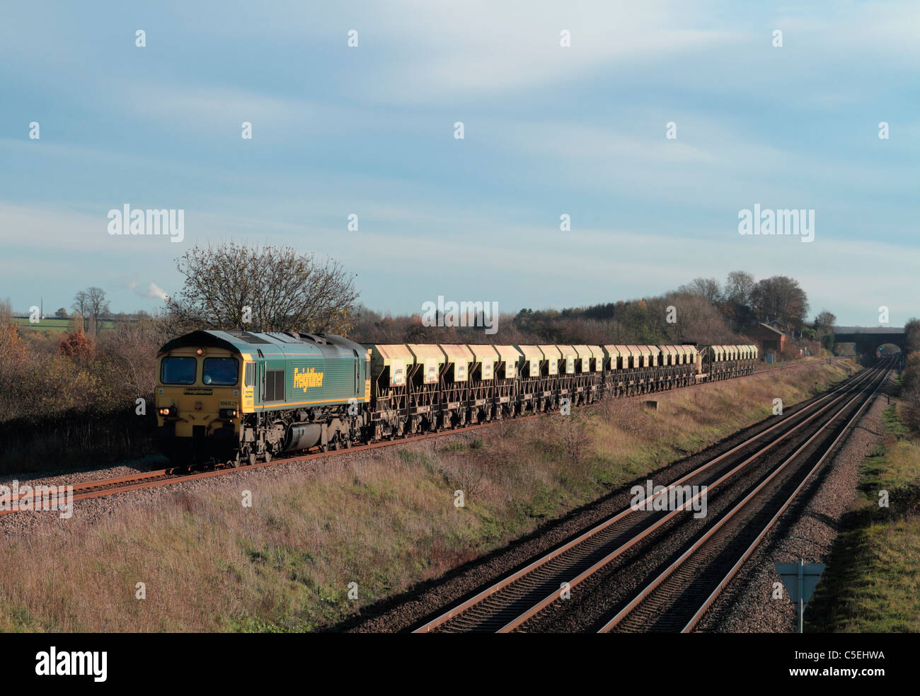 Freightliner train hi-res stock photography and images - Alamy