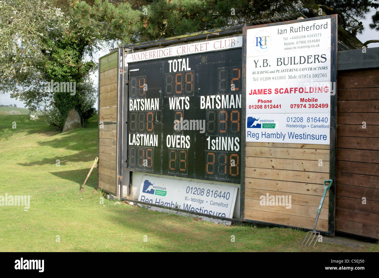 Cricket scoreboard hi-res stock photography and images - Alamy