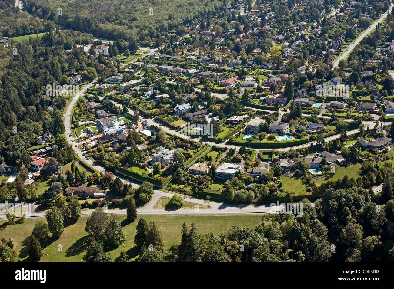 Vancouver aerial ubc point grey hi-res stock photography and images - Alamy