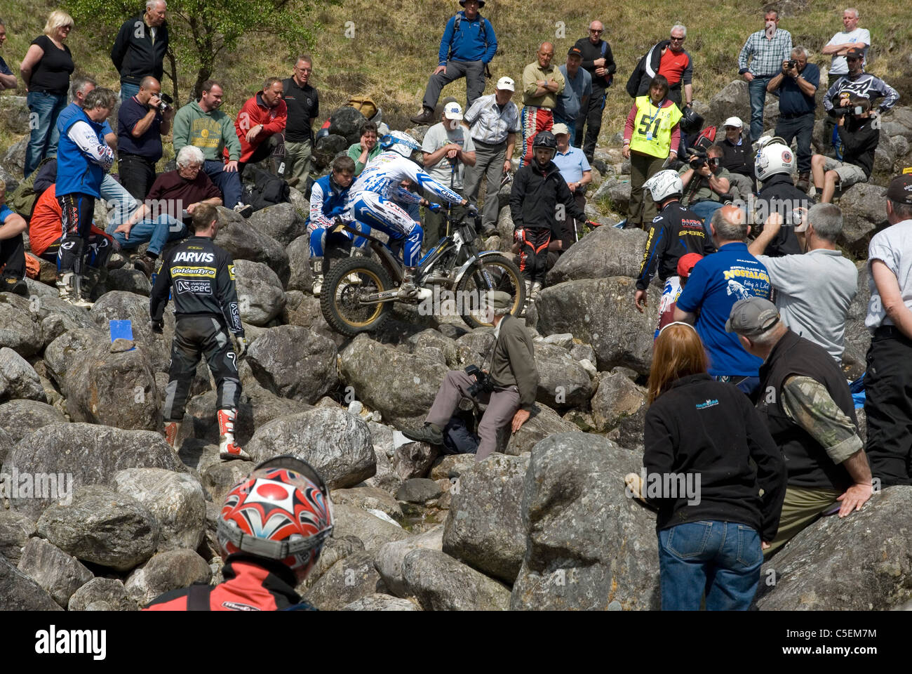 Bike trial riding Stock Photo - Alamy