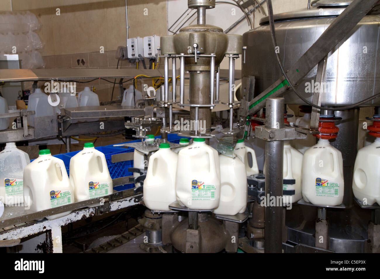 Stoker Milk Company's bottling plant at Burley, Idaho, USA Stock Photo ...