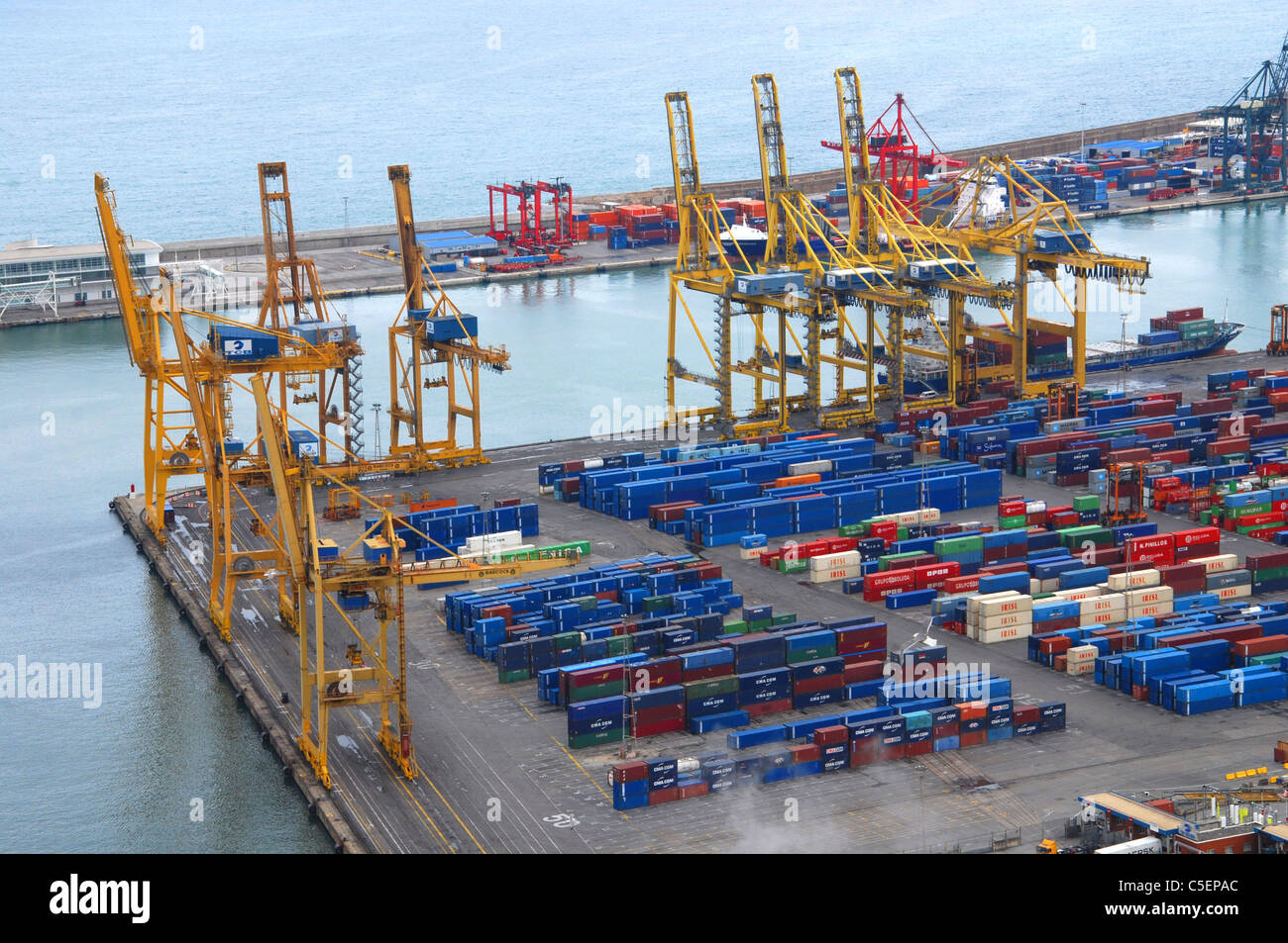 Barcelona port development aerial hi-res stock photography and images ...