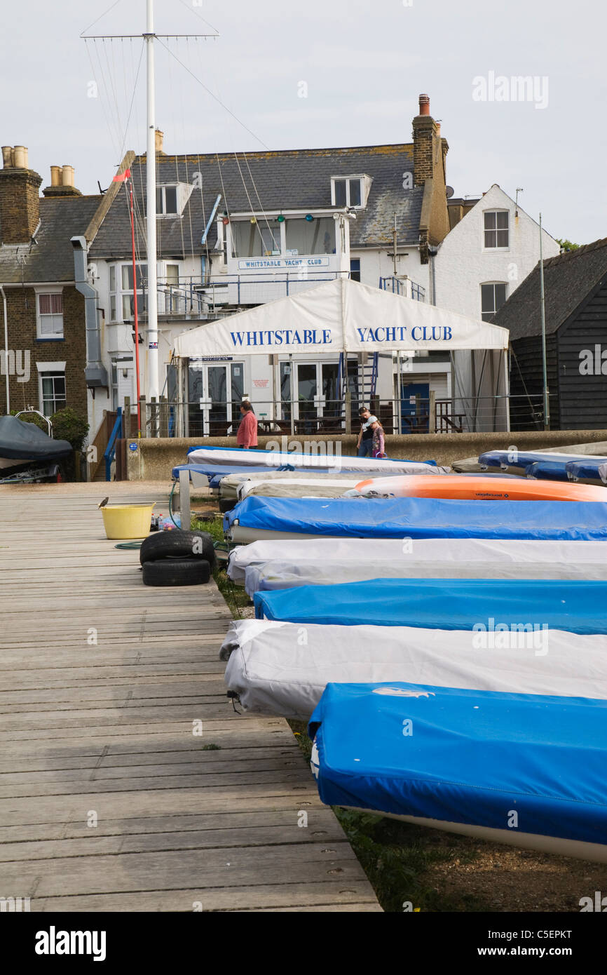 The Whitstable Yacht Club, Whitstable, Kent, England, UK Stock Photo ...