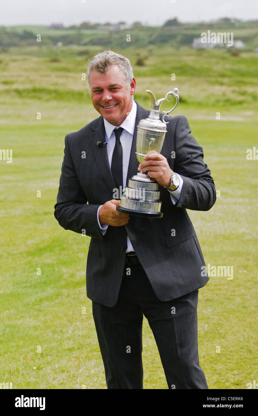 Darren Clarke returns to Royal Portrush Golf Club after winning the ...