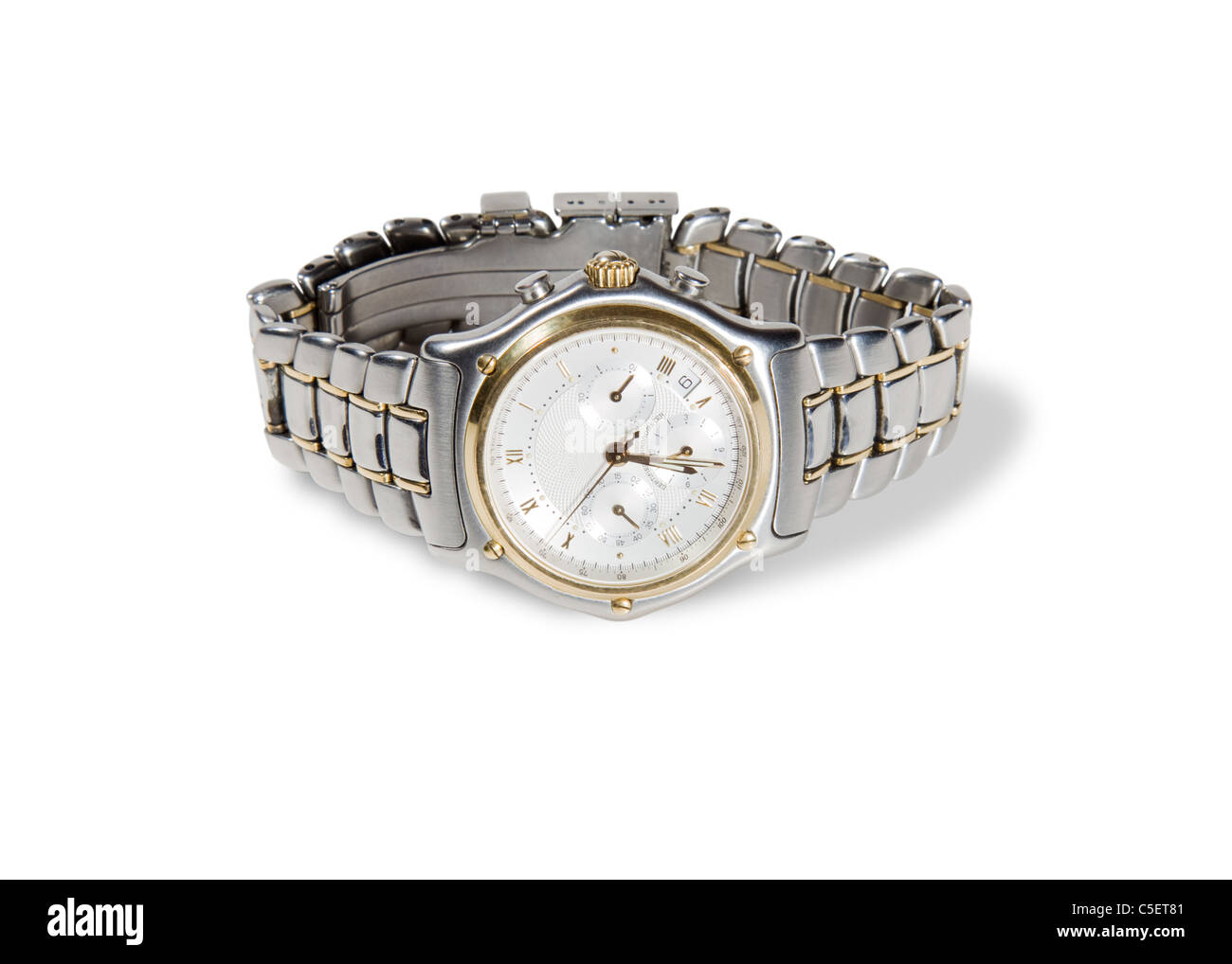 Silver mans watch hi-res stock photography and images - Alamy