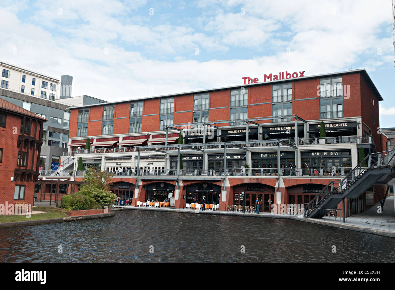 the rear of the mailbox Birmingham with exclusive shops and home of the ...