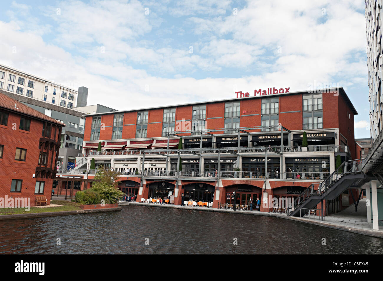 the rear of the mailbox Birmingham with exclusive shops and home of the ...