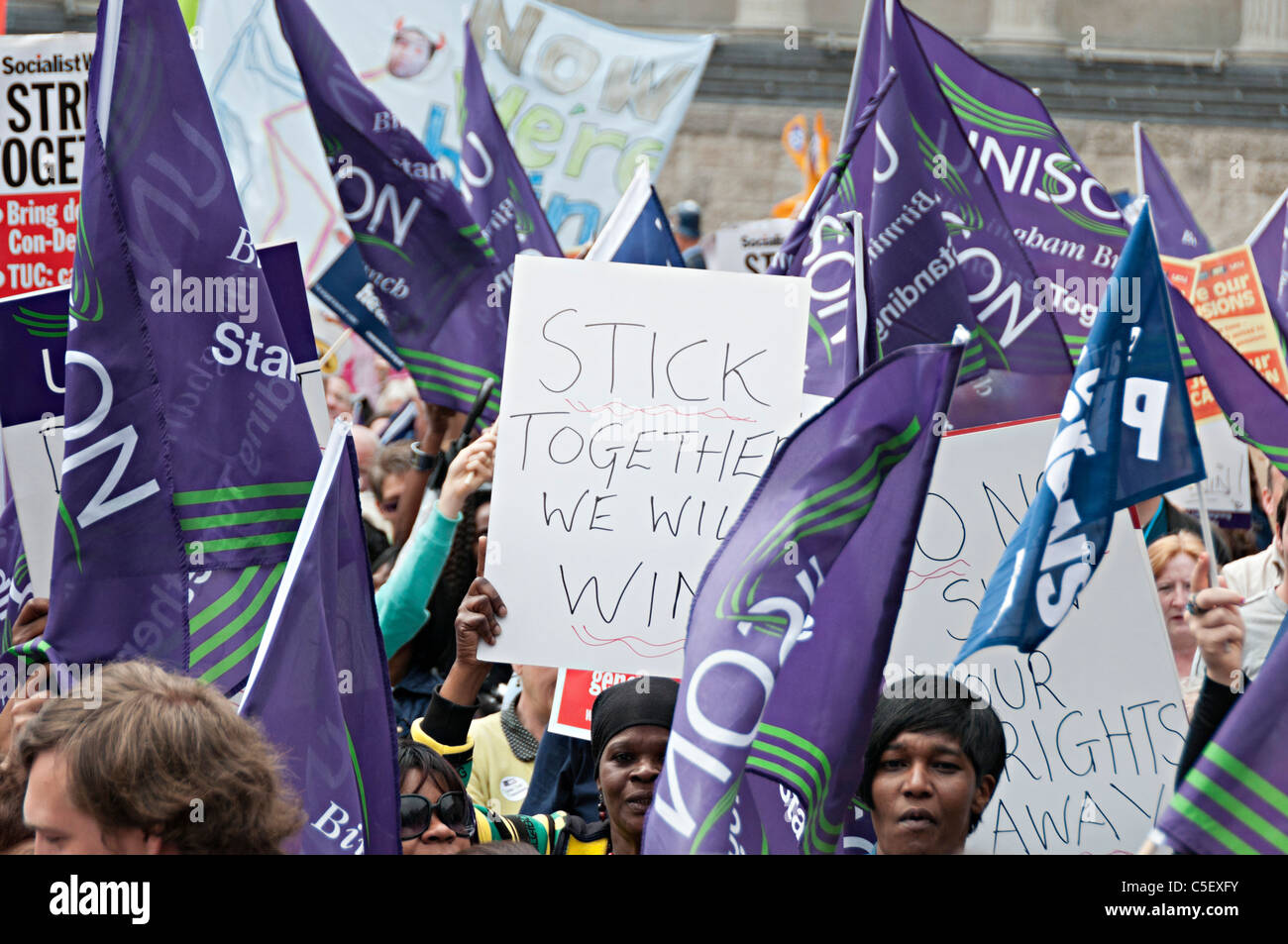 images from teacher strike organized by the but in Birmingham uk 2011 ...