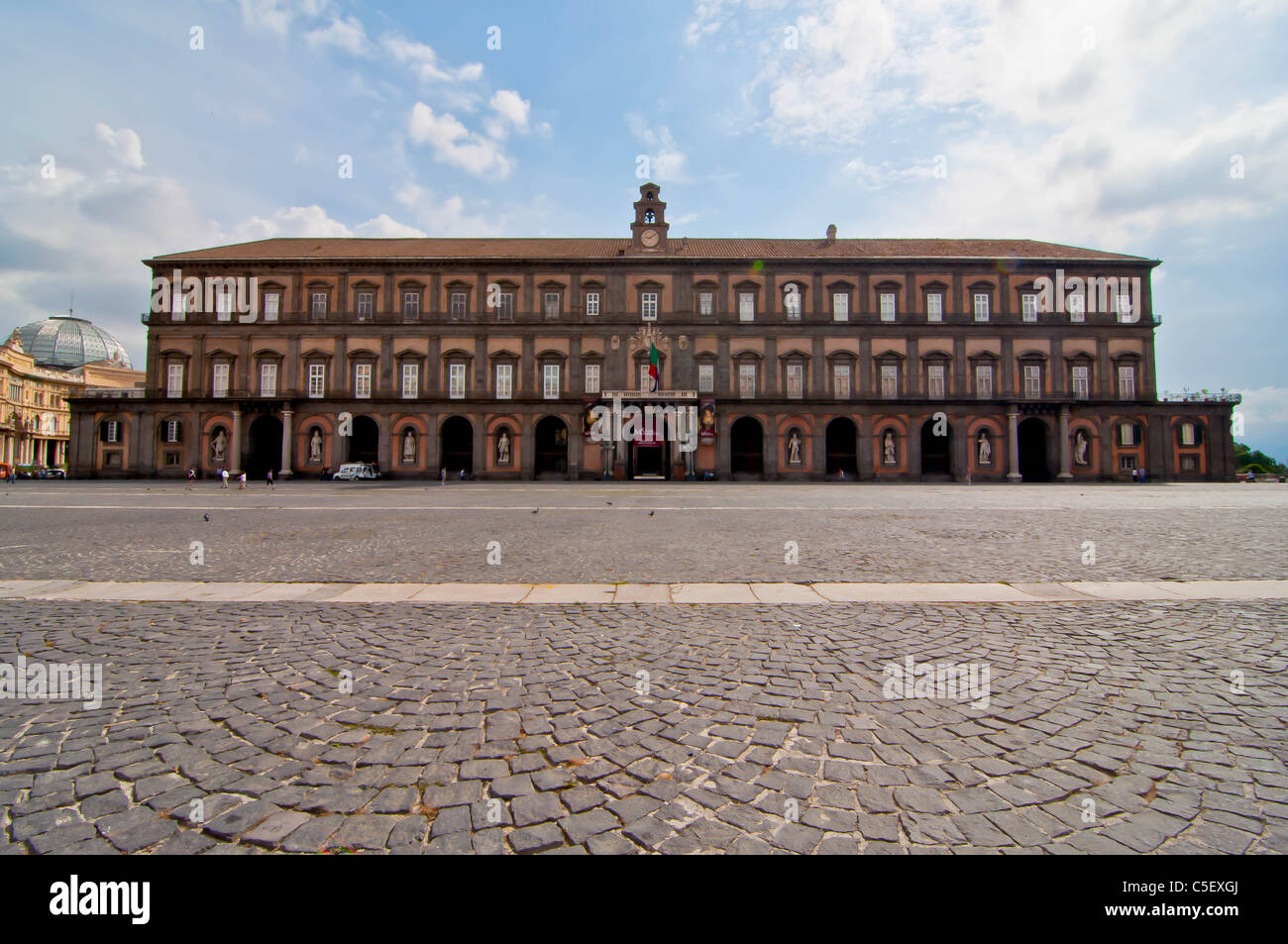 famous royal palace in Naples, italy Stock Photo - Alamy