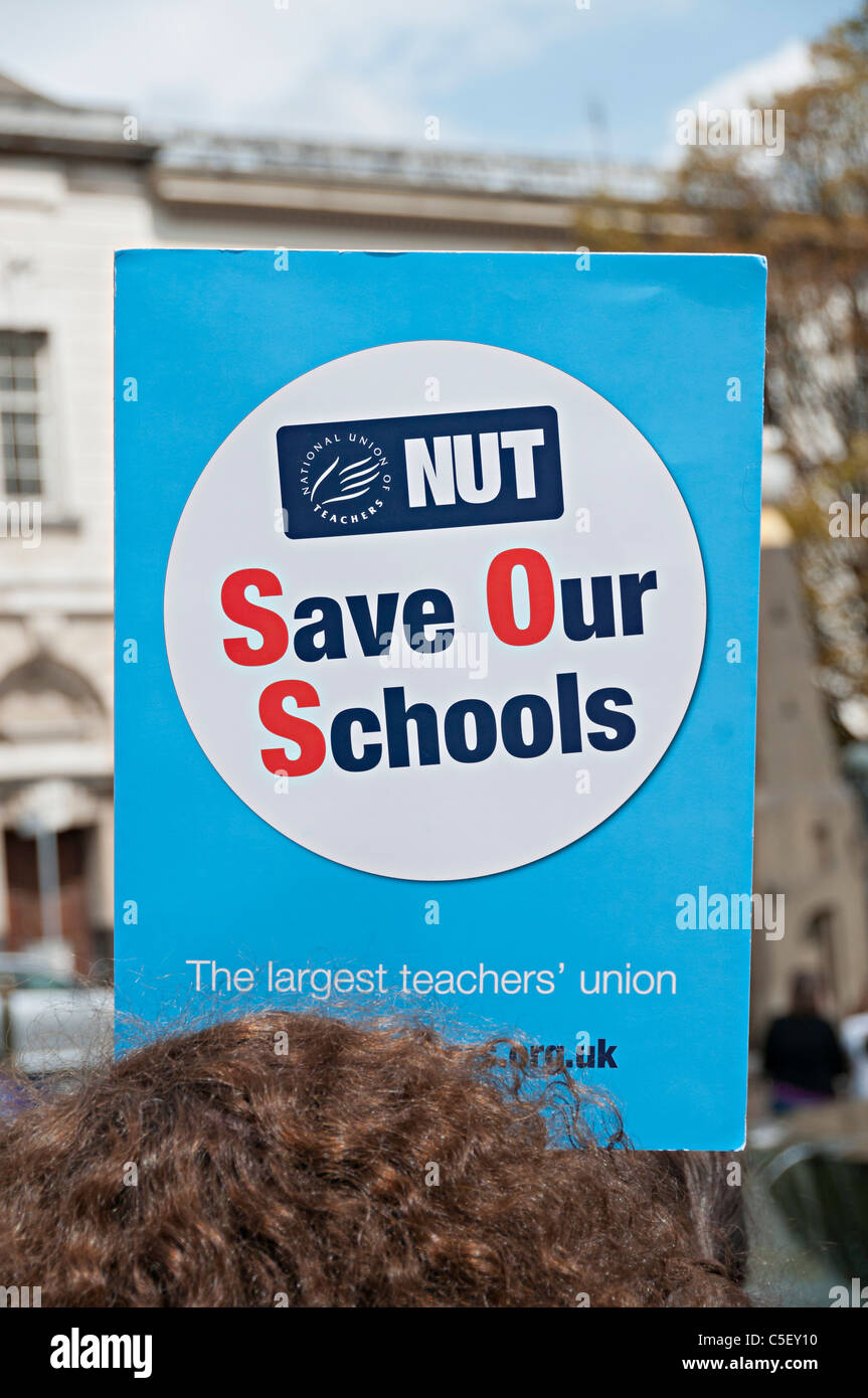 Save our schools sign hi-res stock photography and images - Alamy