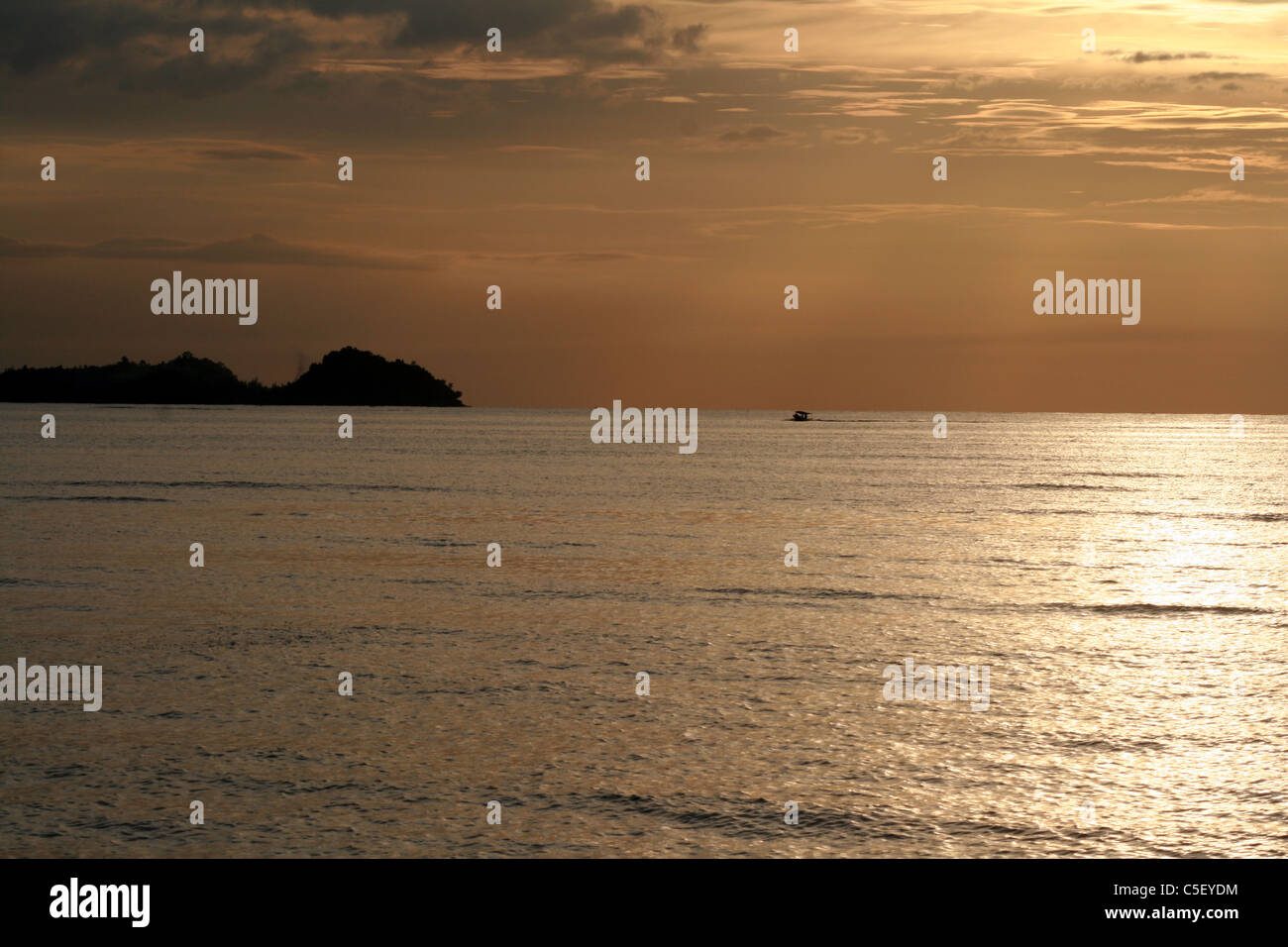 Sunset Kota Kinabalu Sabah Malaysia Stock Photo - Alamy