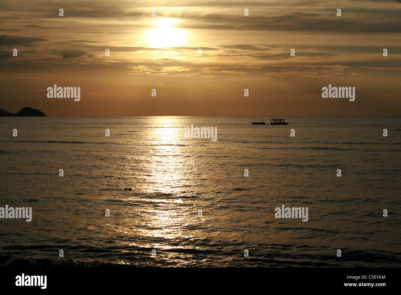 Sunset Kota Sunset Kota Kinabalu Sabah Malaysia Stock Photo - Alamy
