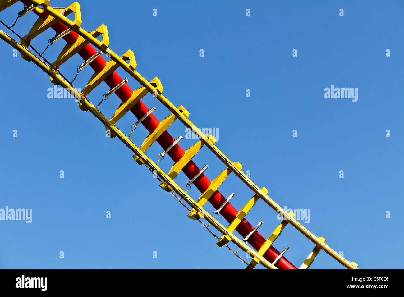 Red roller coaster hi-res stock photography and images - Alamy