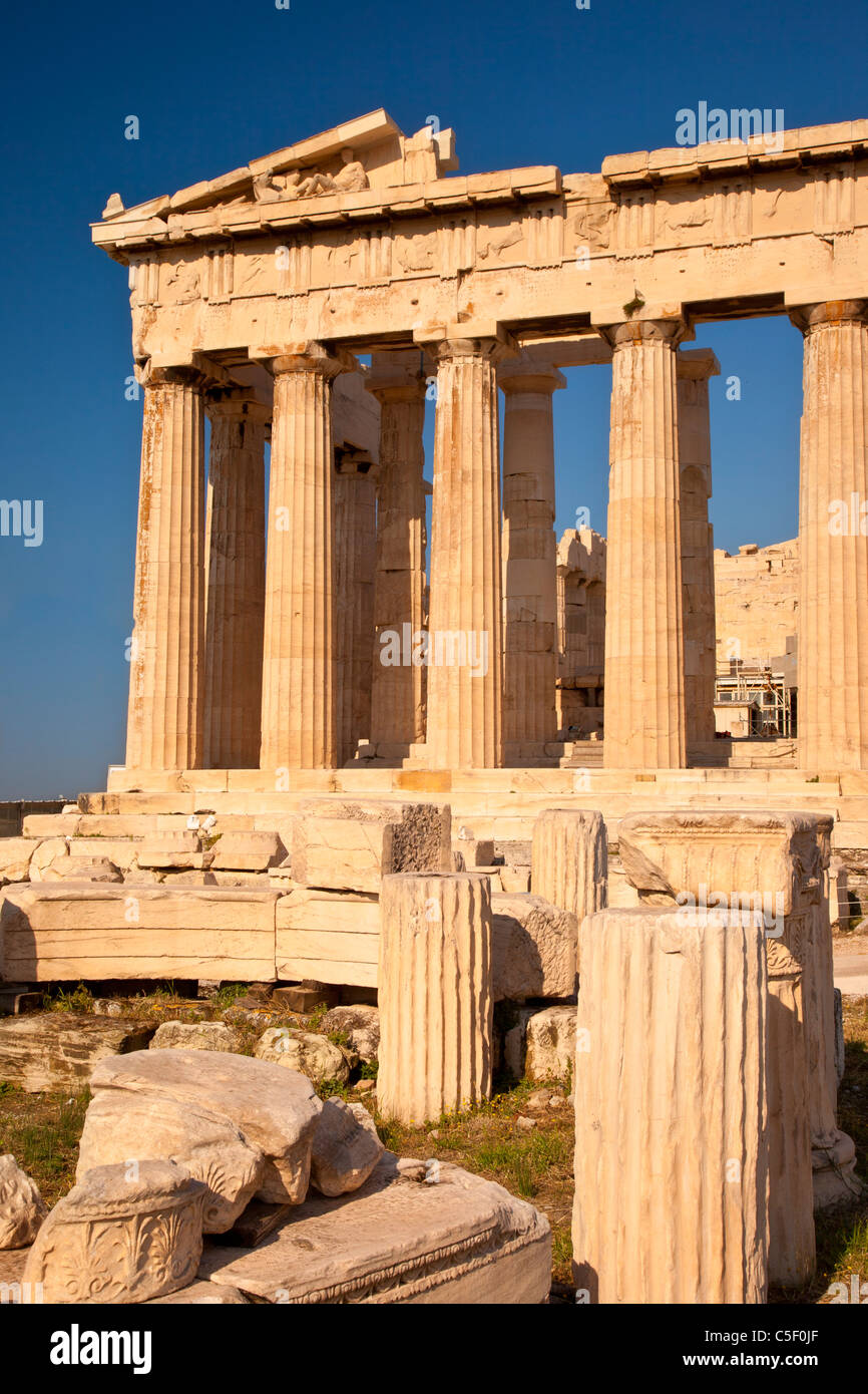 Athens parthenon columns hi-res stock photography and images - Alamy