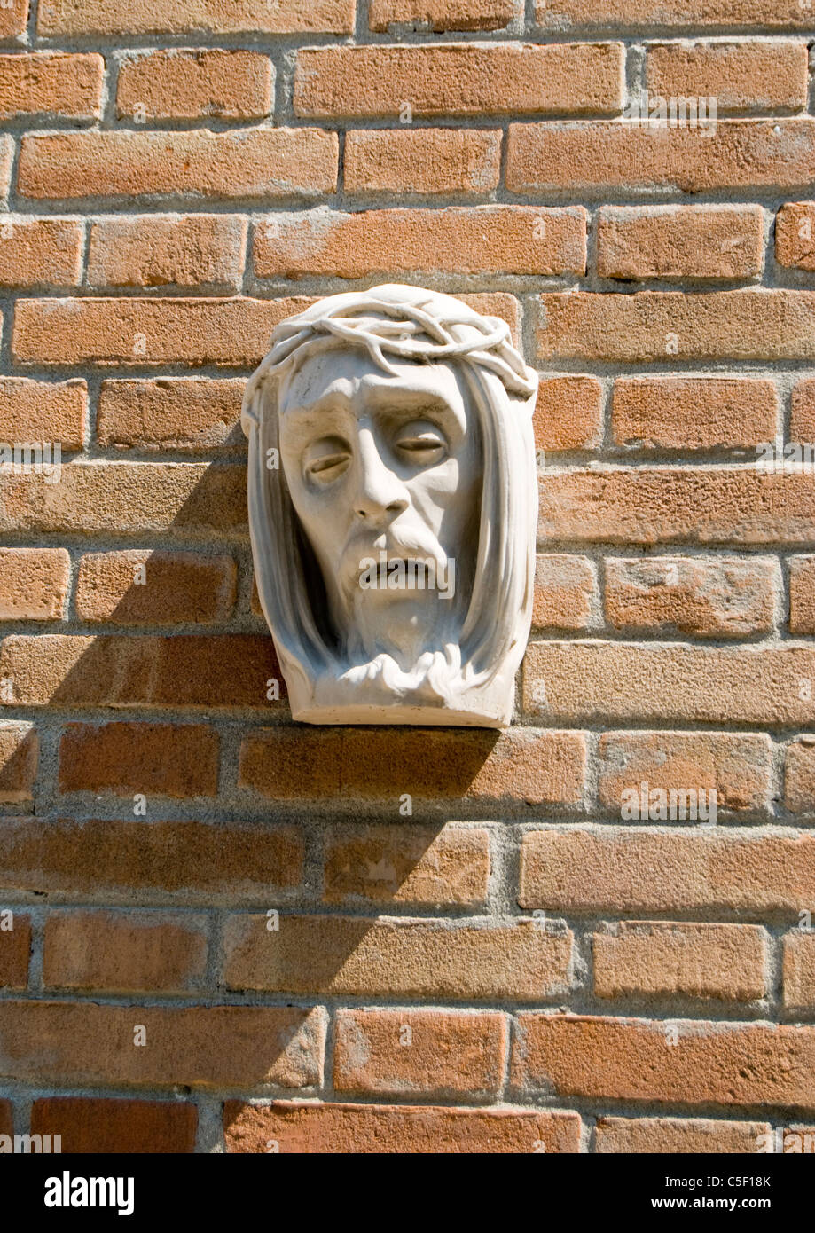 Stone monument to Jesus Stock Photo - Alamy