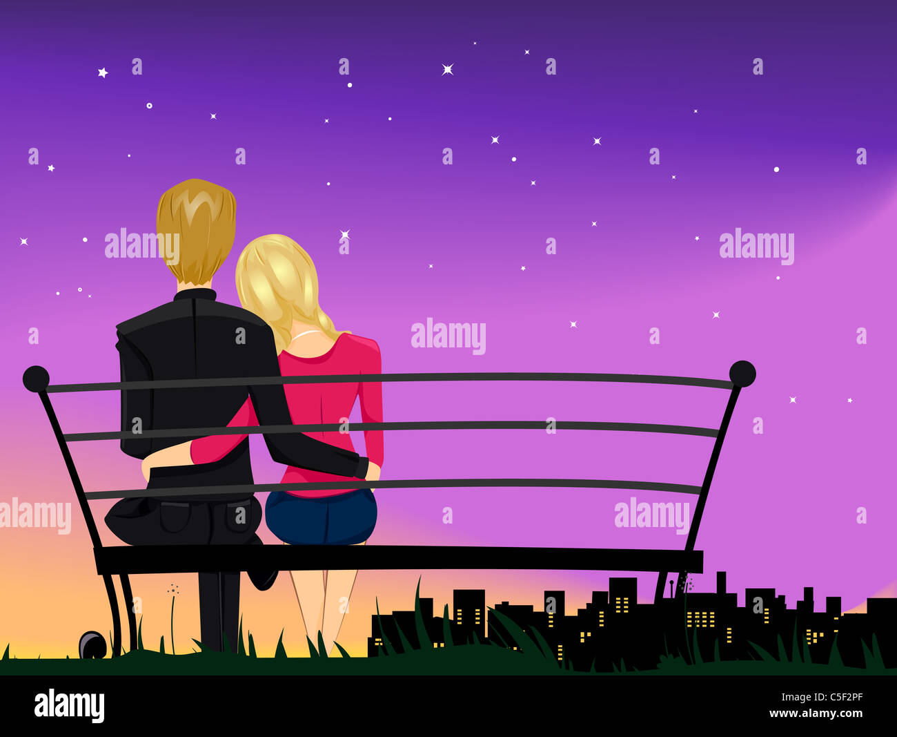 Cartoon illustration woman leaning on hi-res stock photography and ...