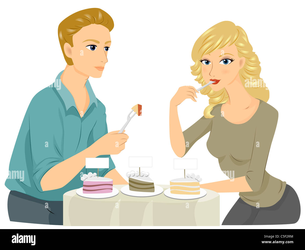 Cake samples hi-res stock photography and images - Alamy