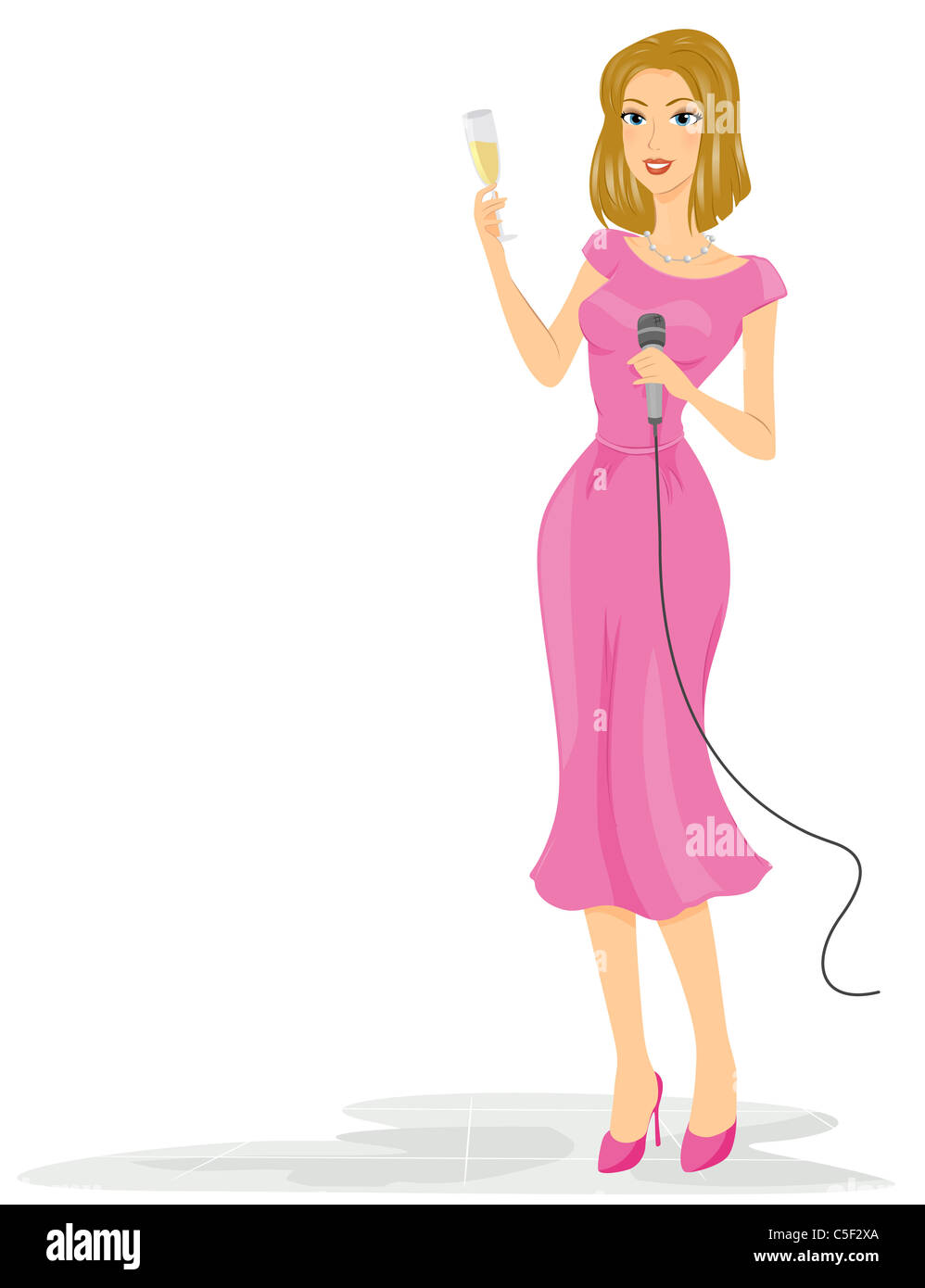 Cartoon Maid Of Honor