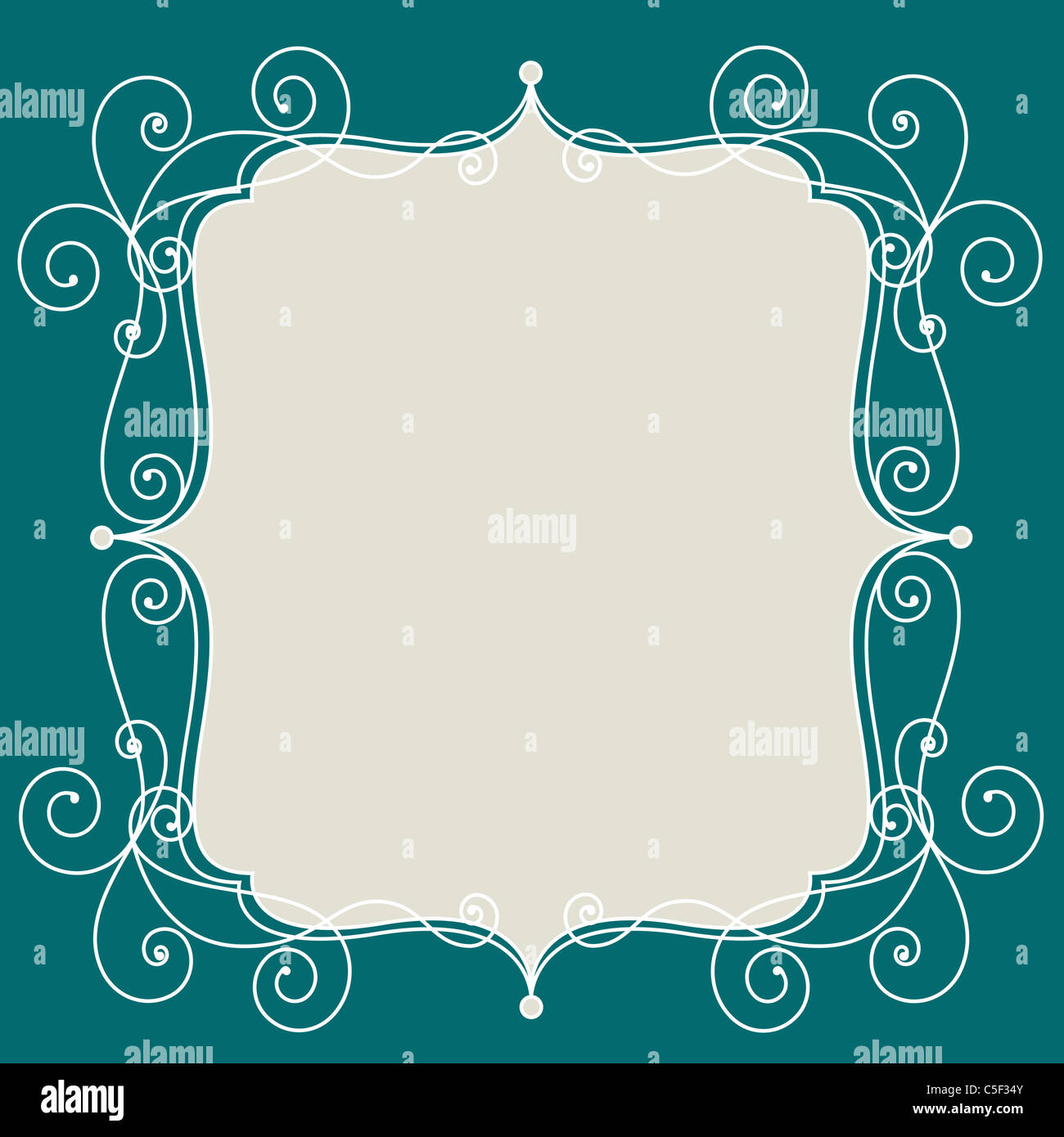 Vintage frame illustration - Exclusive to Alamy only Stock Photo - Alamy