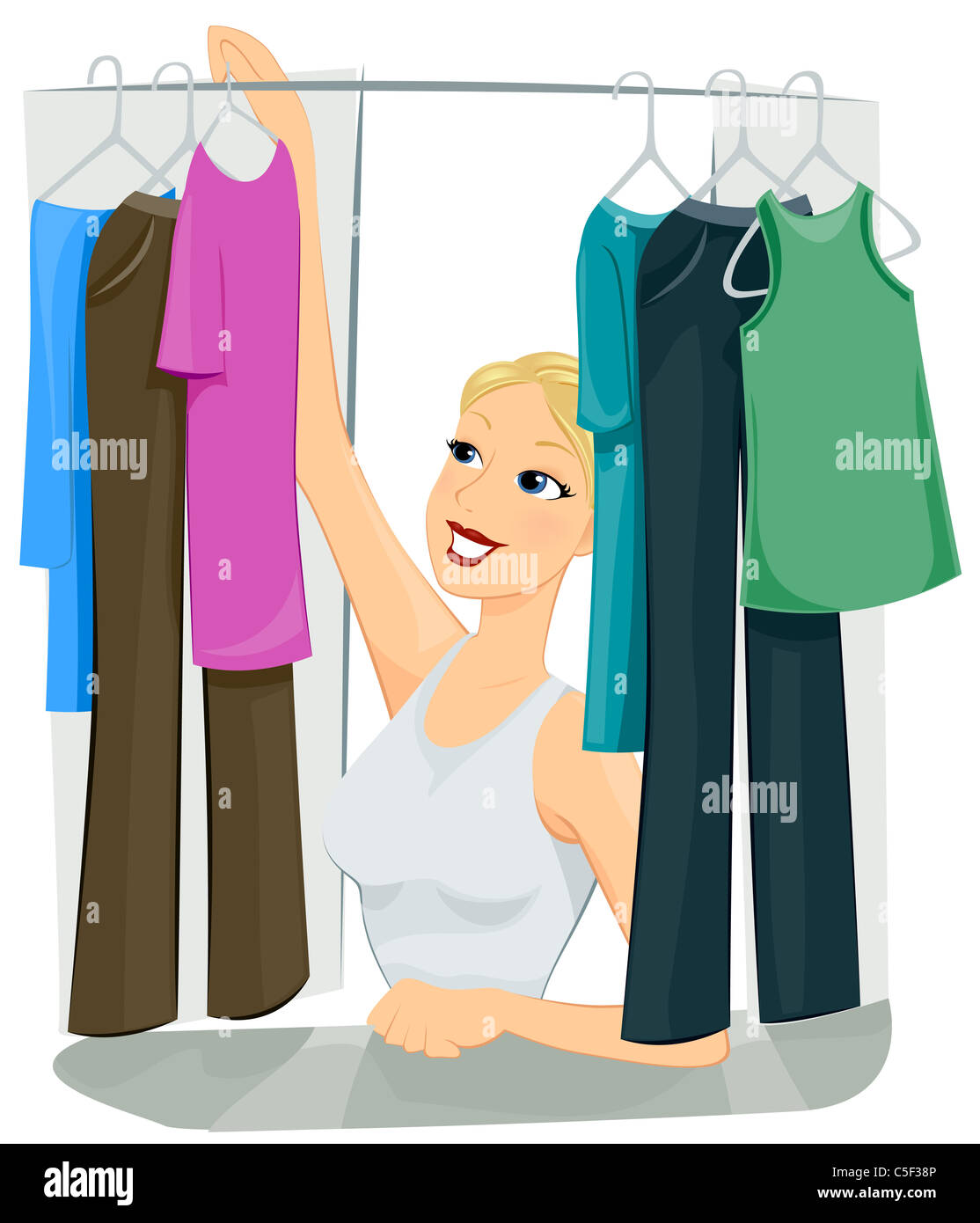 Pick Out Clothes Clipart
