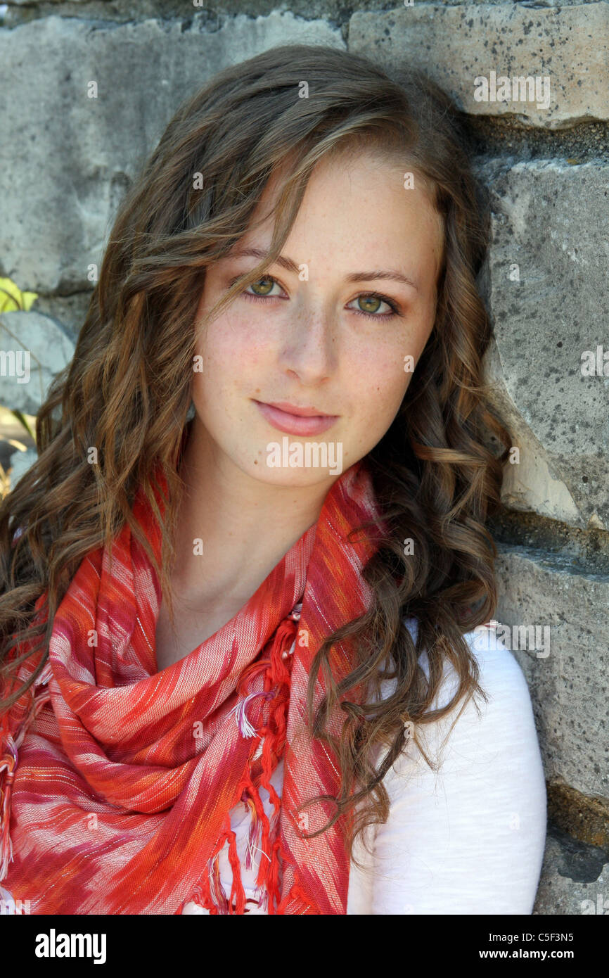 A young teenager portrait Stock Photo - Alamy