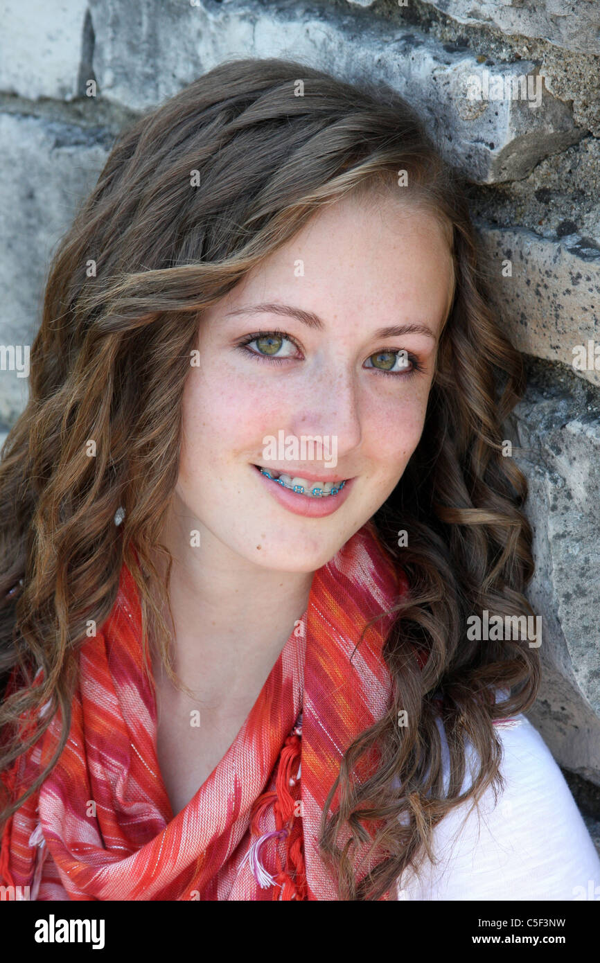 A young teenager portrait Stock Photo - Alamy