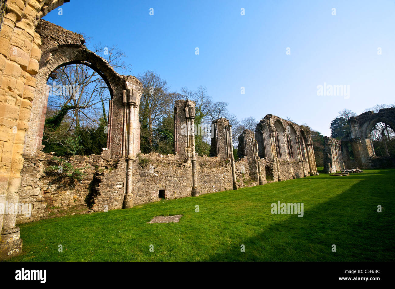 Netley Abbey Hampshire UK Stock Photo - Alamy