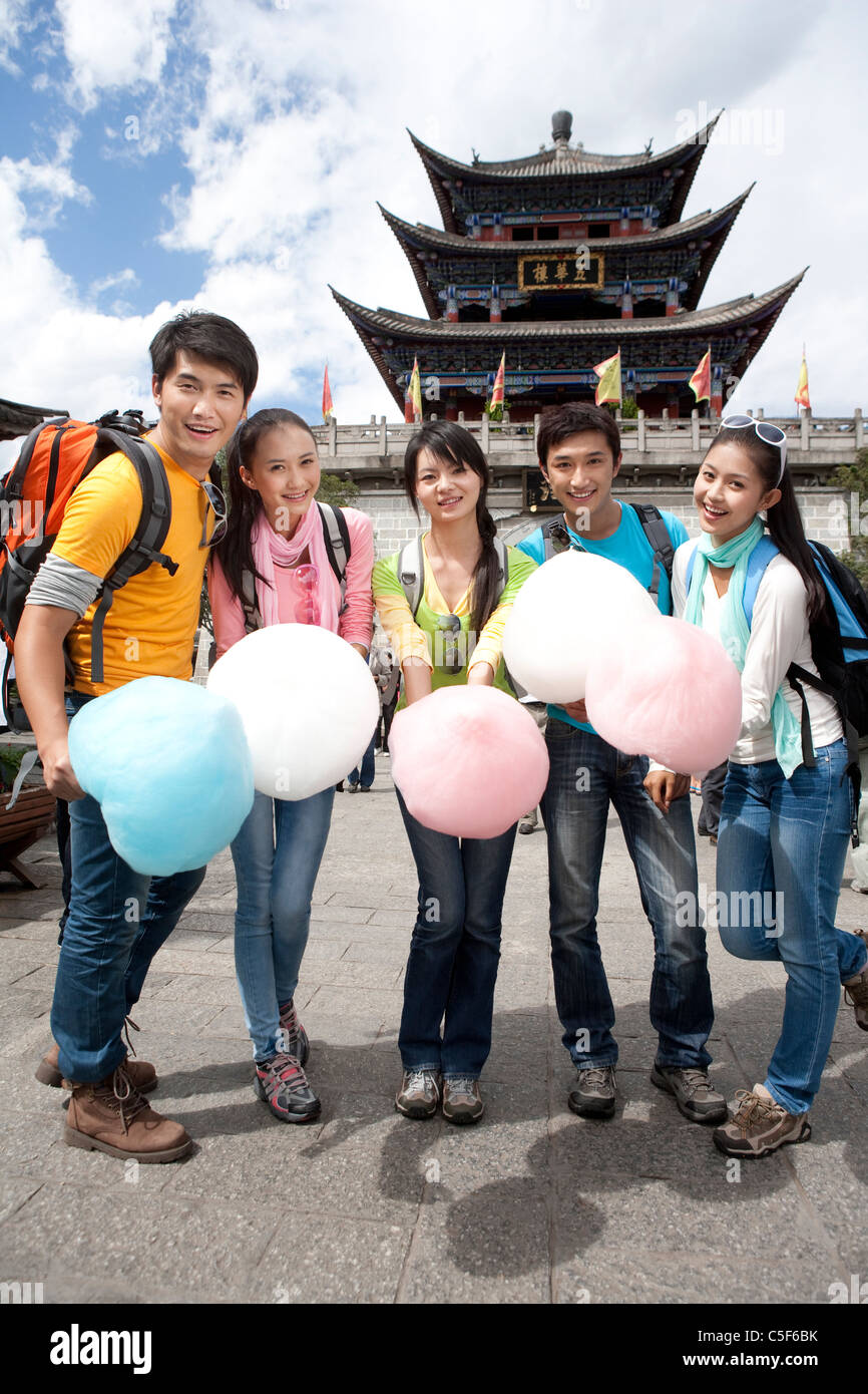Five Friends with Cotton Candy, Dali Stock Photo - Alamy