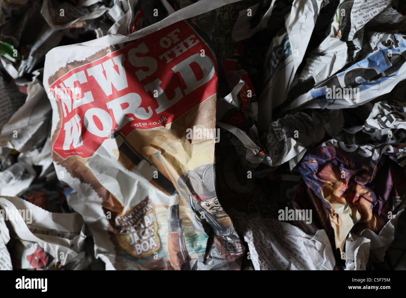 News of the world newspaper hi-res stock photography and images - Alamy