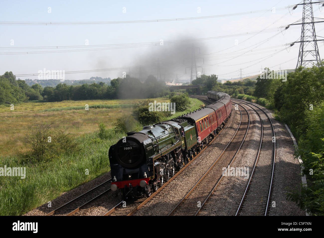 Steam locomotive 70013 oliver cromwell hi-res stock photography and ...