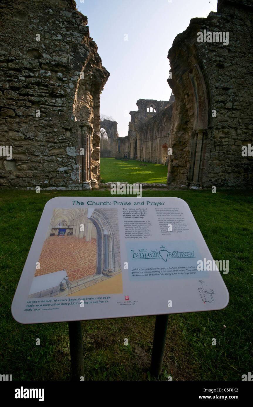 Netley Abbey Hampshire UK Stock Photo - Alamy