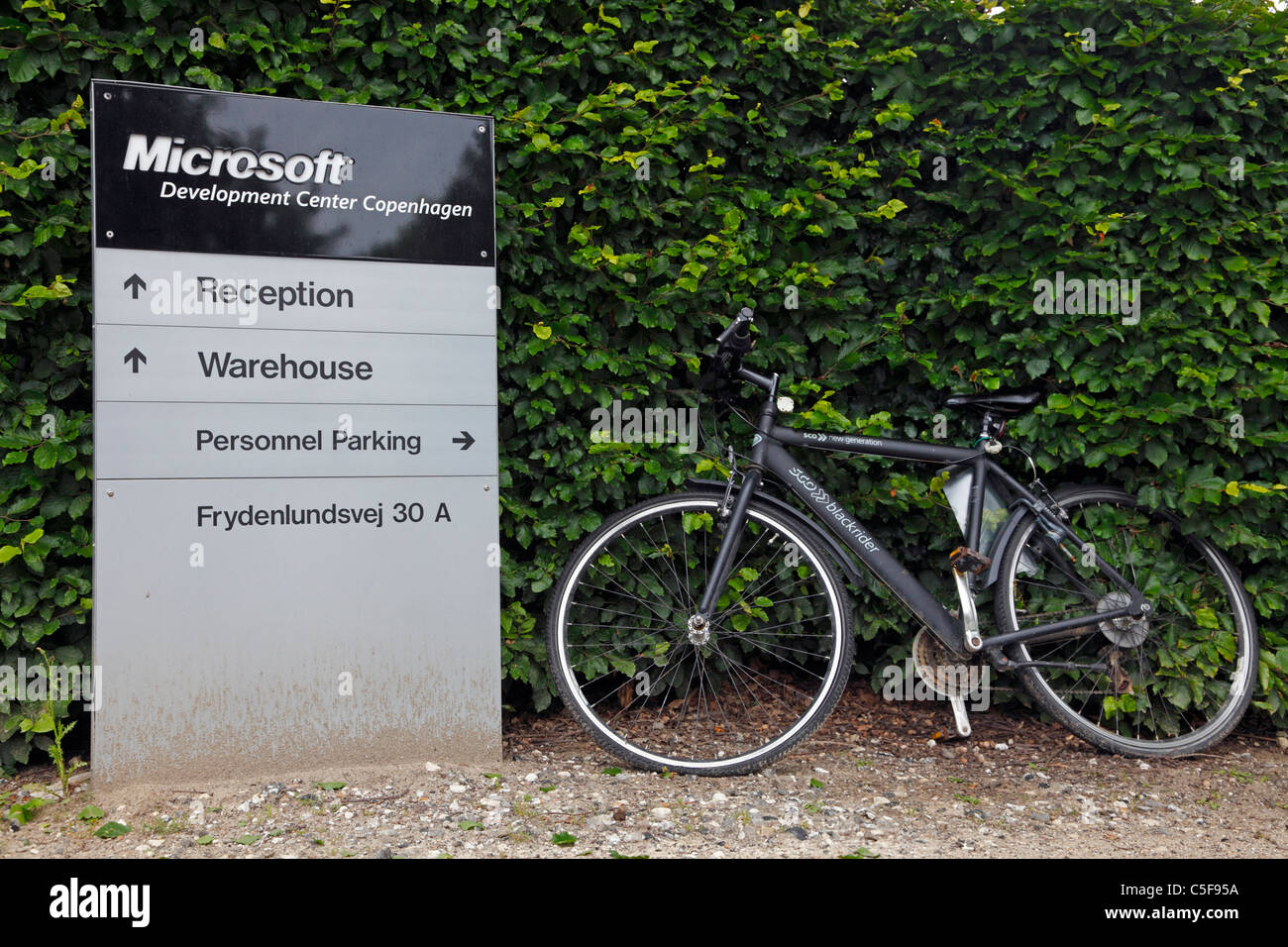 Microsoft Development Center Copenhagen, Denmark. Rusty, and punctured ...