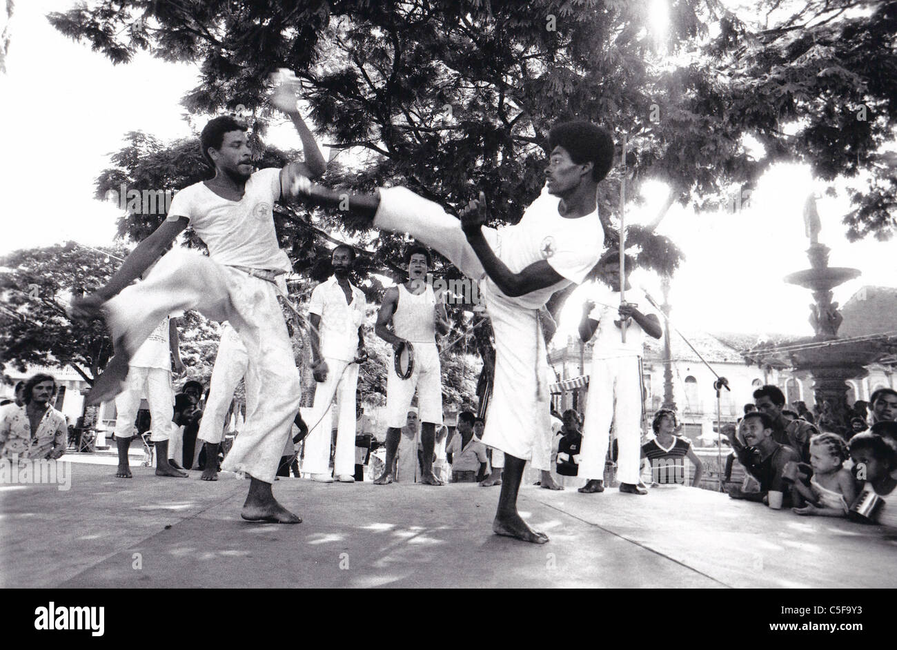 BRAZIL. 'Capoeira' martial arts dance in Salvador, Bahia Stock Photo ...