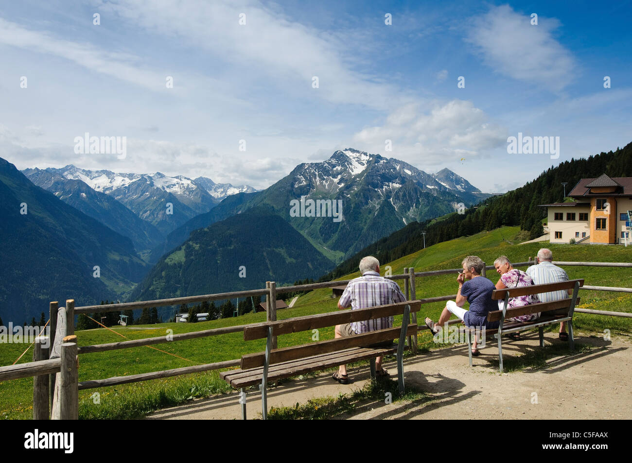 Hikers in alps hi-res stock photography and images - Alamy
