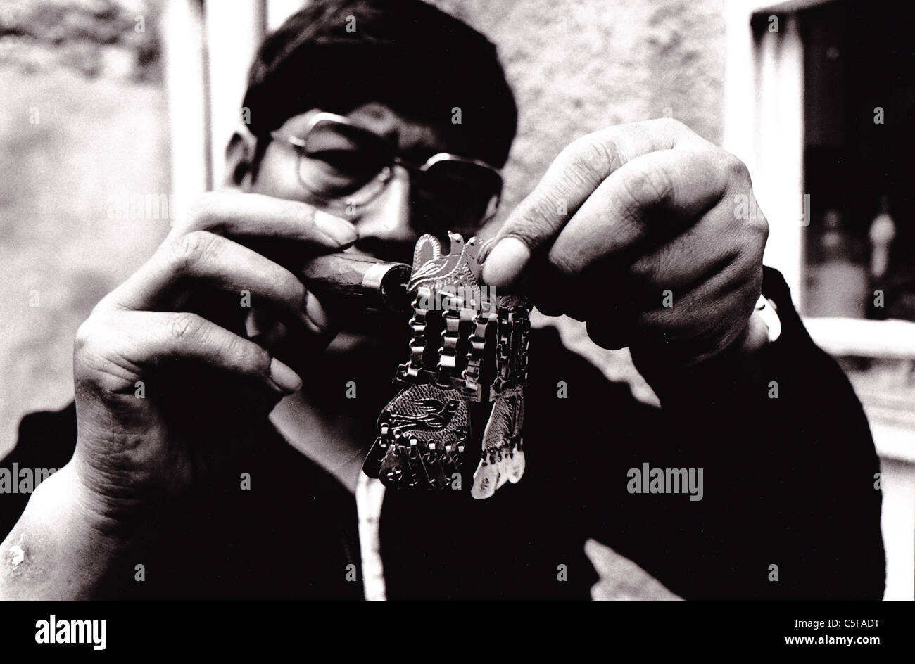 Mapuche man chile hi-res stock photography and images - Alamy