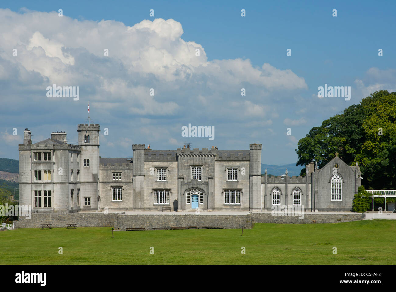 Leighton Hall, home of the Gillow family, near Carnforth, Lancashire ...