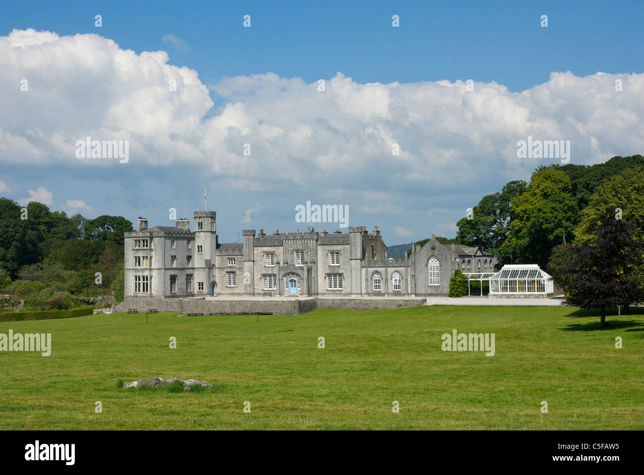 Leighton Hall, home of the Gillow family, near Carnforth, Lancashire ...