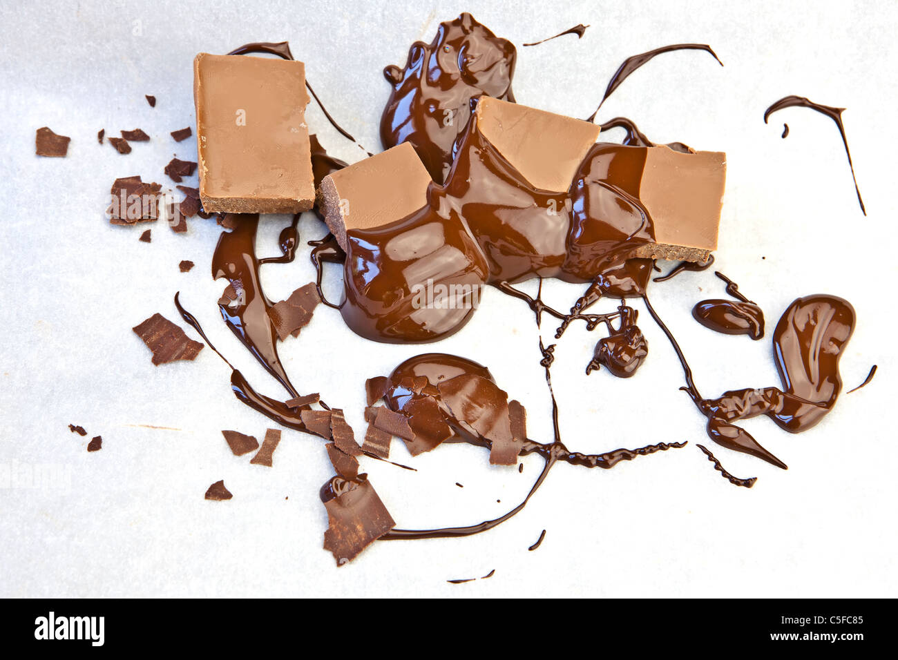 Melt chocolate bar hi-res stock photography and images - Alamy