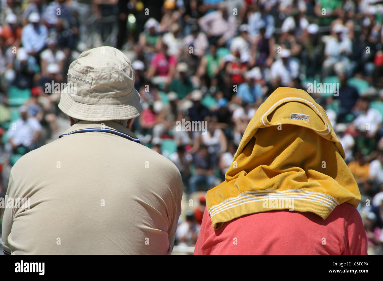 spectators at a tennis tournament in rome italy Stock Photo - Alamy