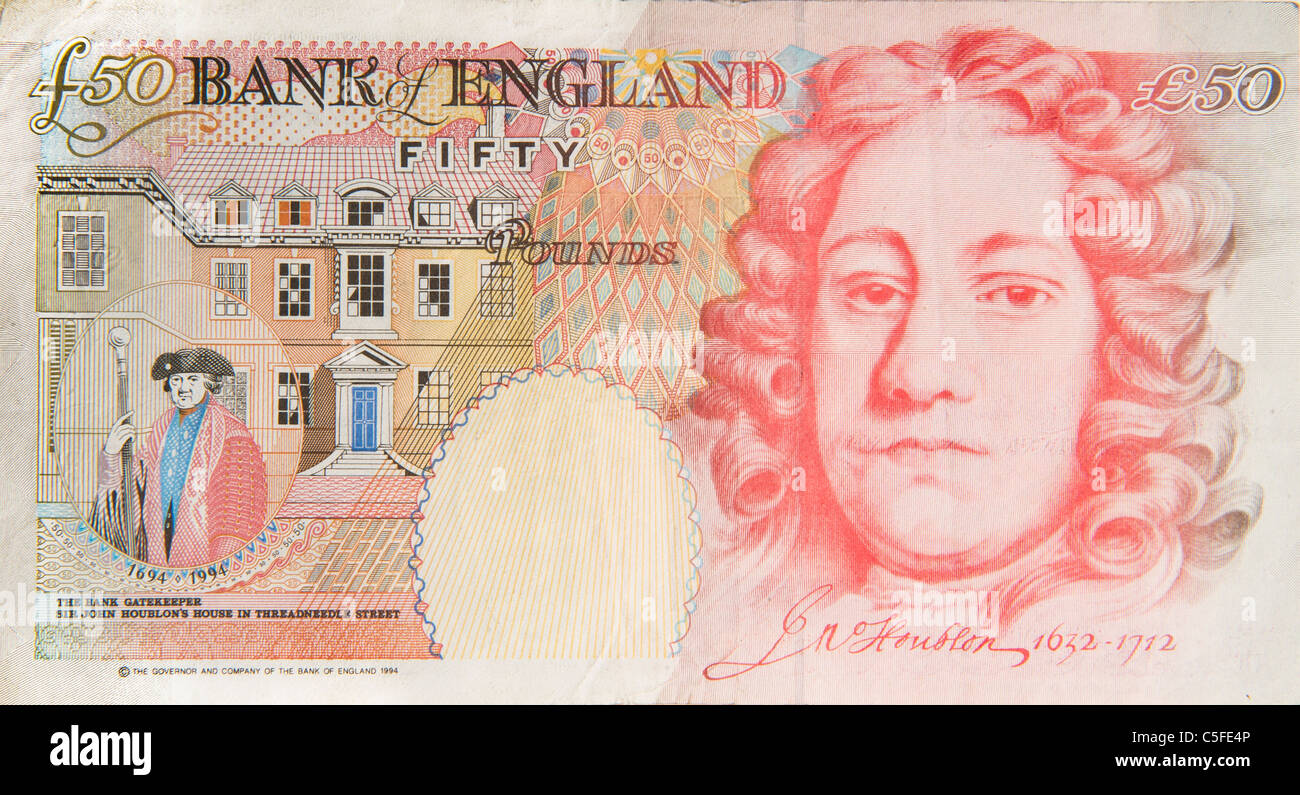 Fifty pound note hi-res stock photography and images - Alamy