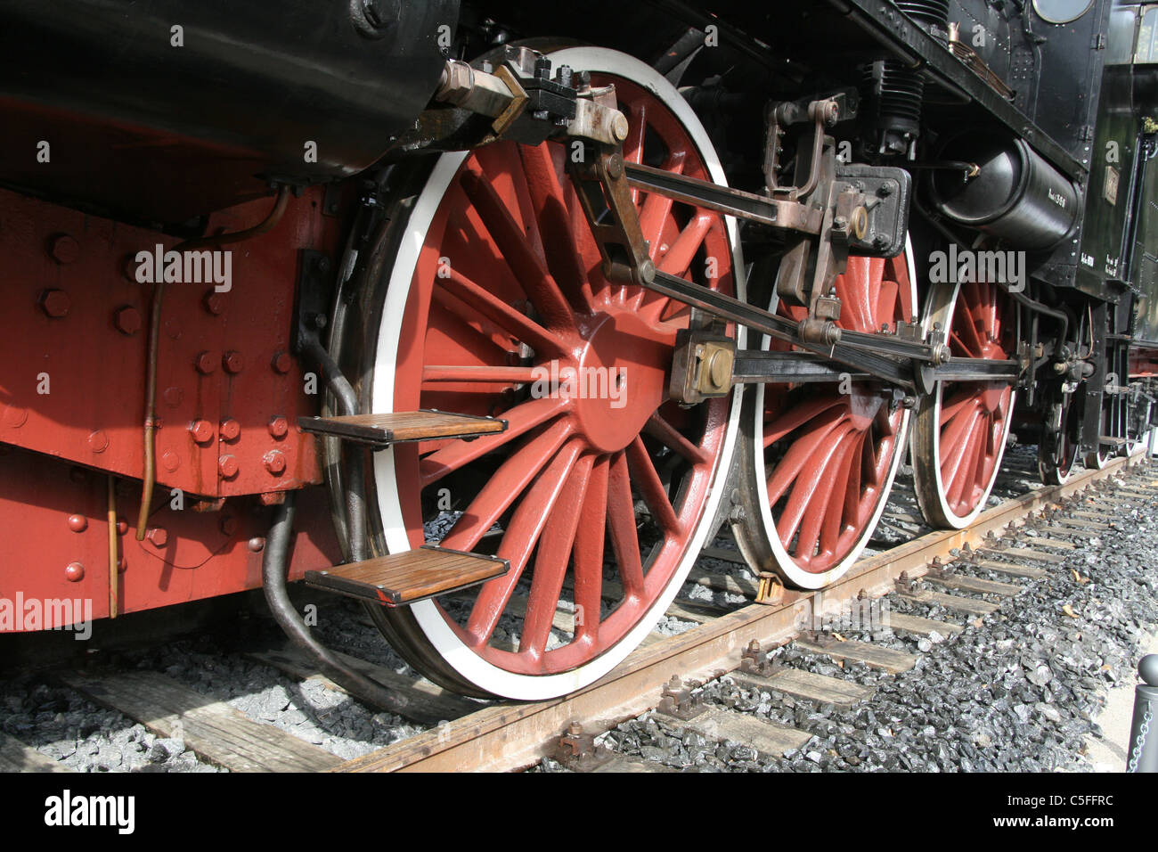 old steam train loco locomotive train engine Stock Photo - Alamy