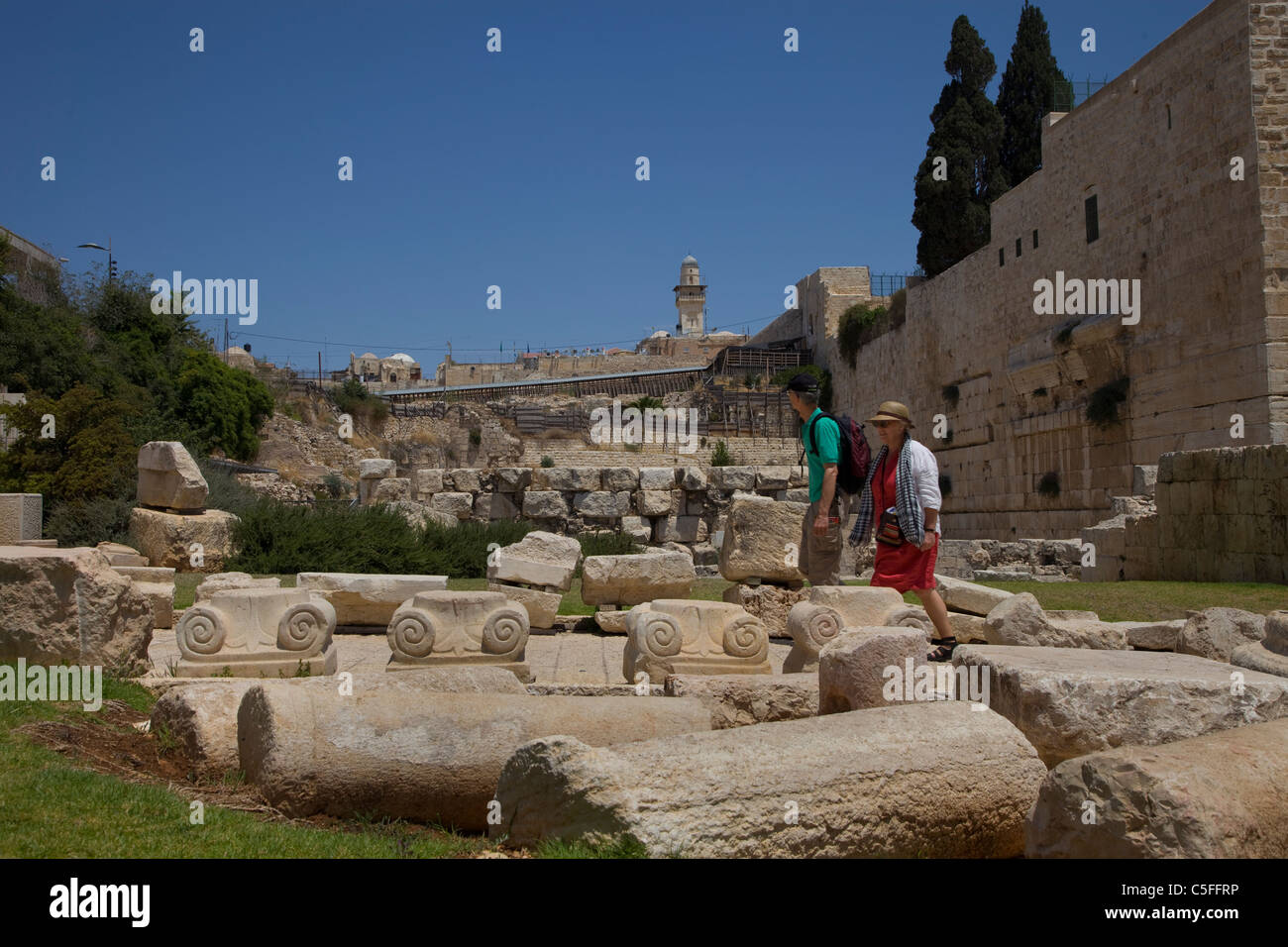Fallen columns and collapsed walls - the remains of a magnificent ...