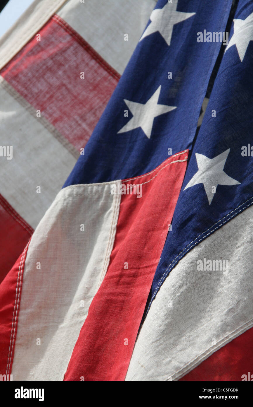 detail of american flag Stock Photo - Alamy