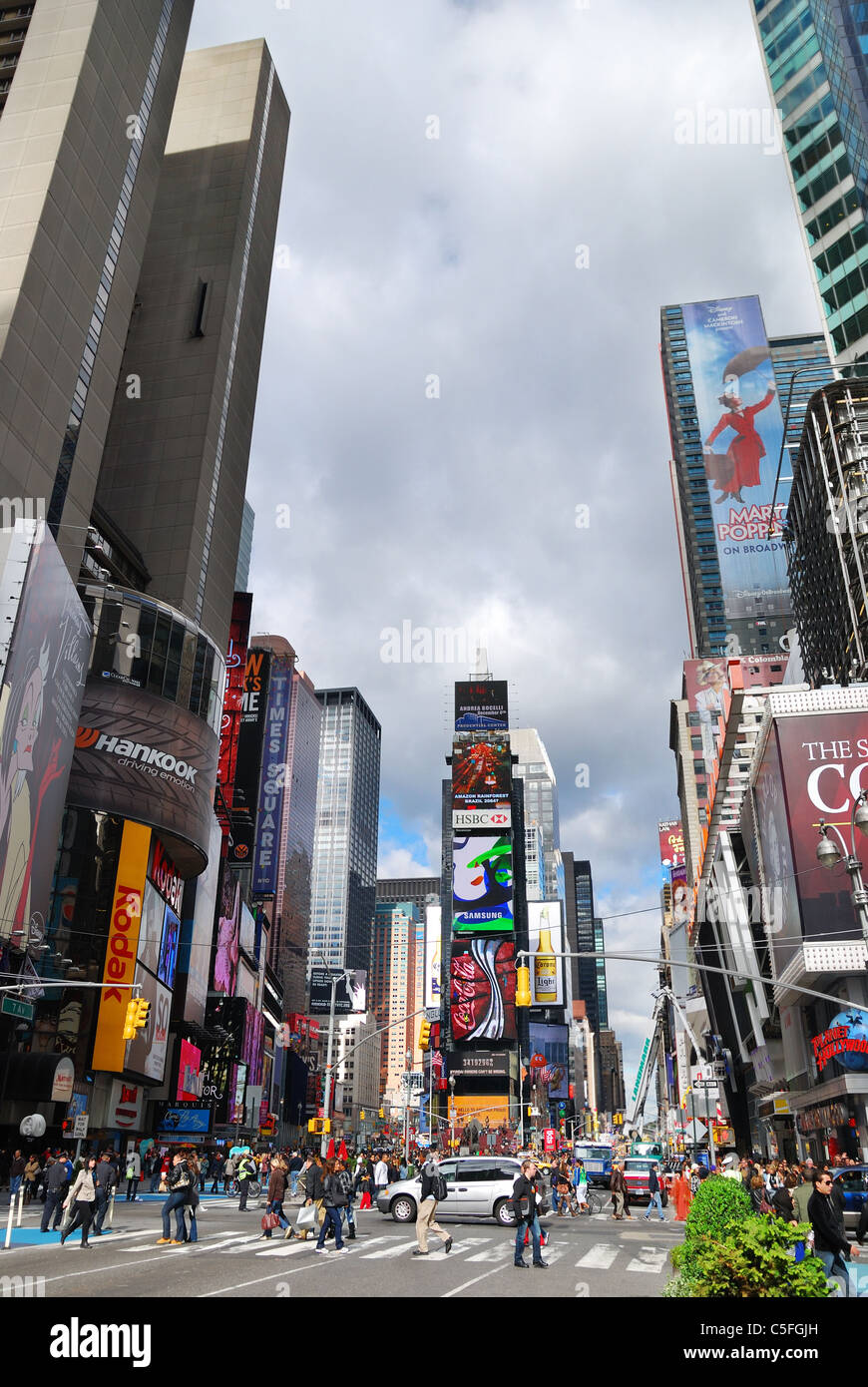 New York City Time Square in Midtown Manhattan Stock Photo - Alamy