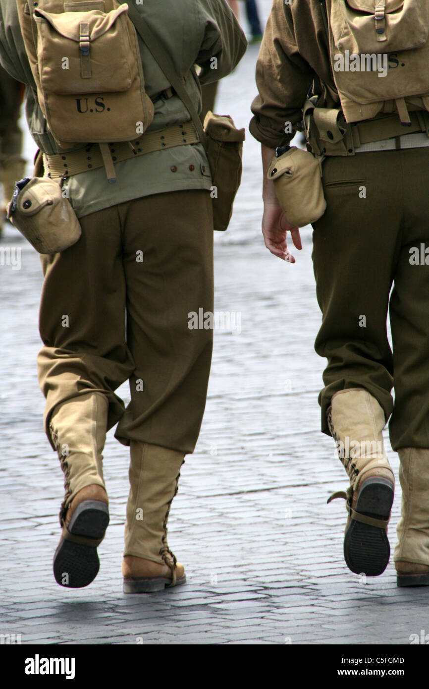 world war 2 liberation of rome re enactment parade 4th june 1944, rome ...