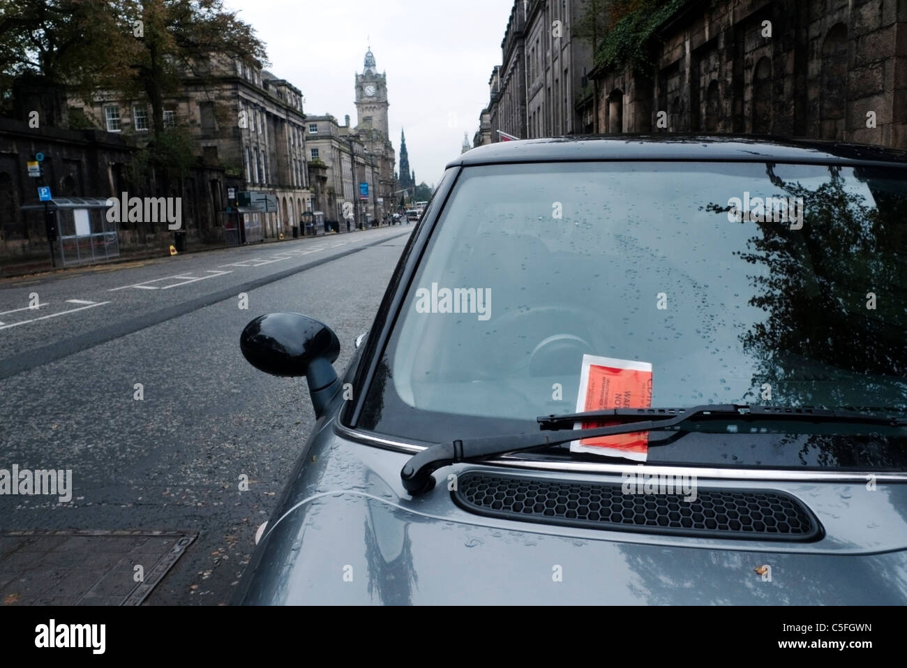 Car fine edinburgh hi-res stock photography and images - Alamy