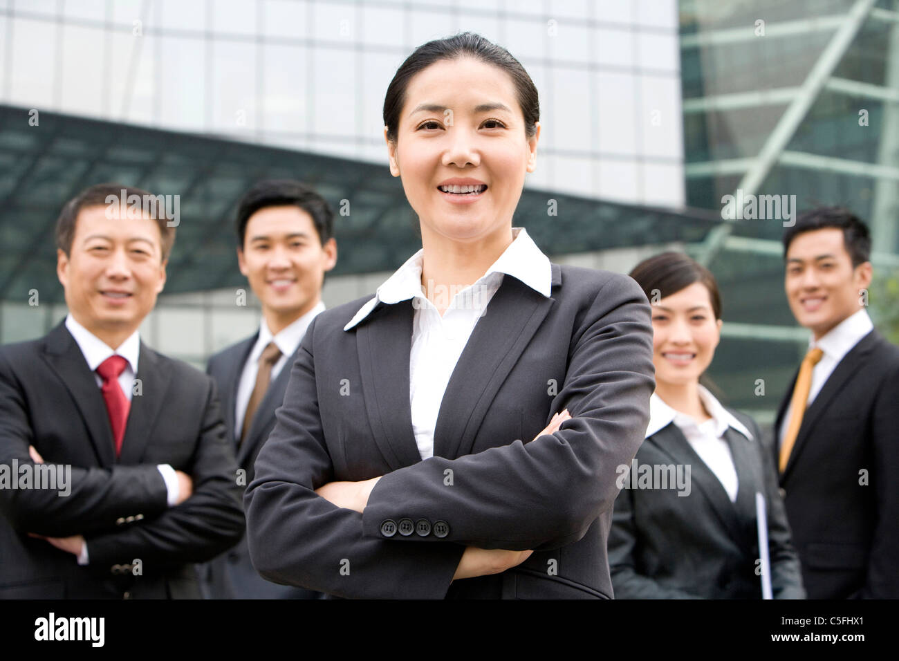 A team of business partners Stock Photo - Alamy