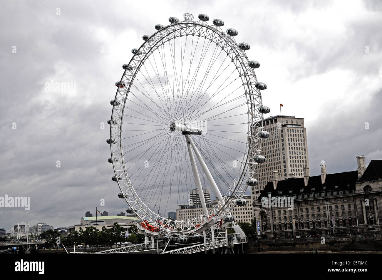 The London Eye tourist attraction give you a ride on the biggest wheel ...