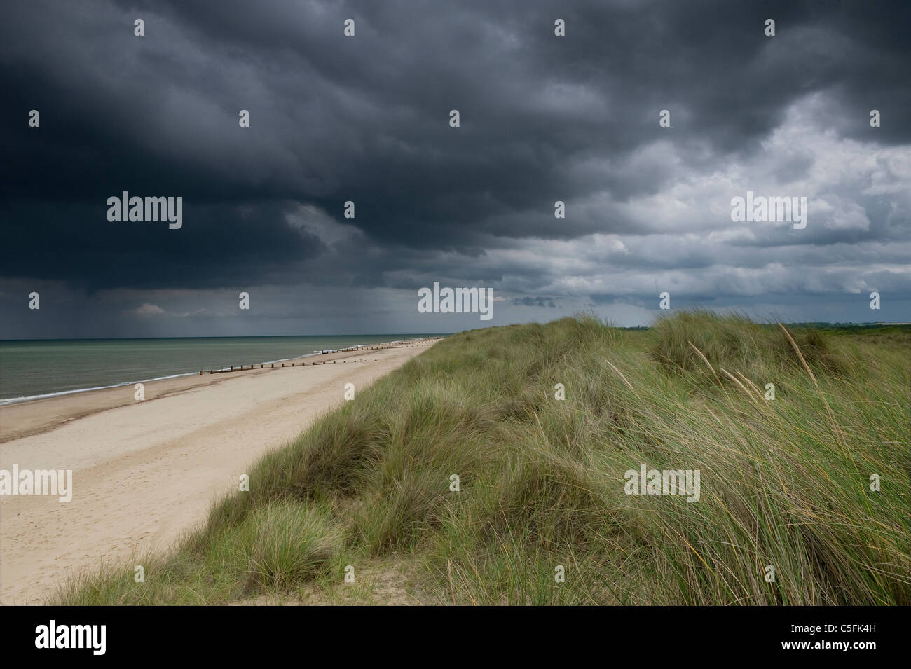 waxham beach, norfolk, england Stock Photo - Alamy