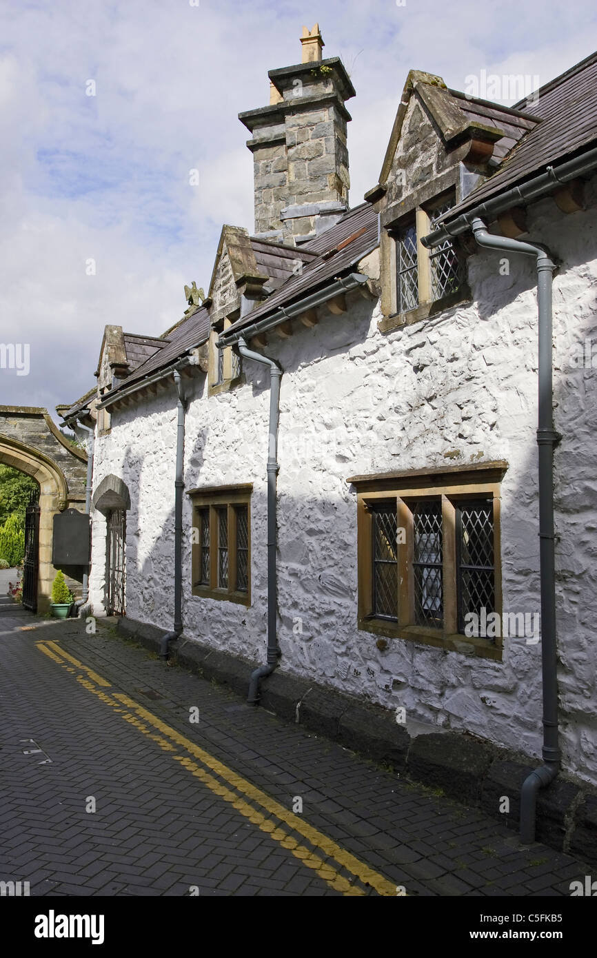 Alms houses in a small town hi-res stock photography and images - Alamy